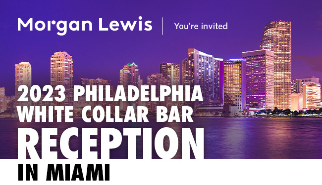 March 1 | Philadelphia White Collar Bar Reception in Miami